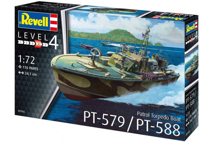 Збірна модель Катера Patrol Torpedo Boat PT-579 / PT-588 Revell 05165 1 ...
