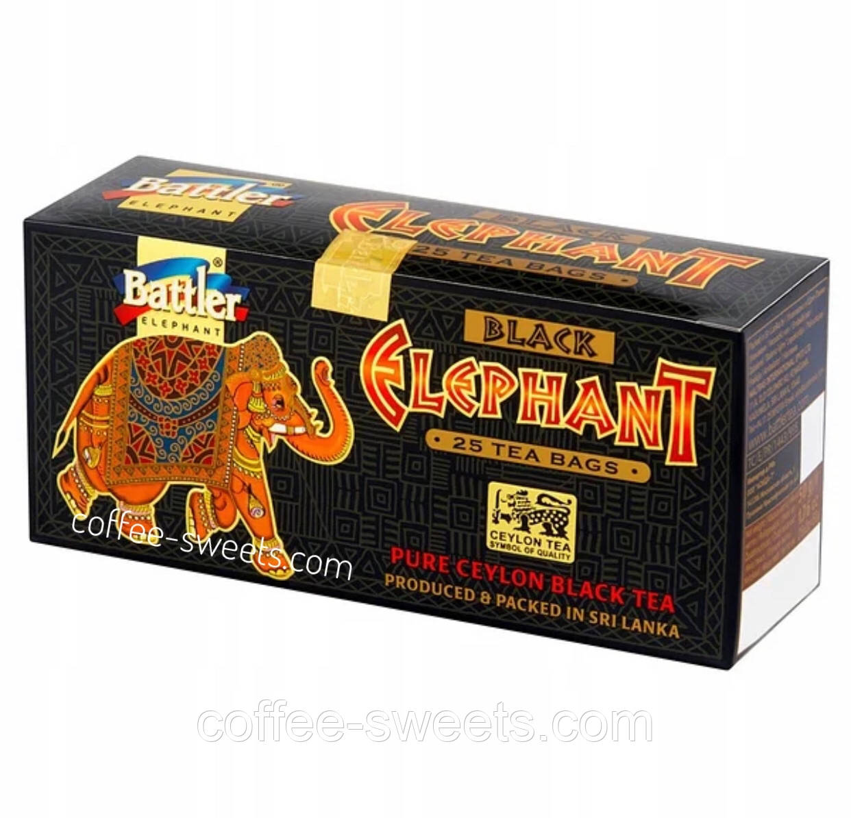 Чай Battler 25 Пак Чёрный "Elephant Black" (ЧЕРНЫЙ СЛОН) — Купить ...