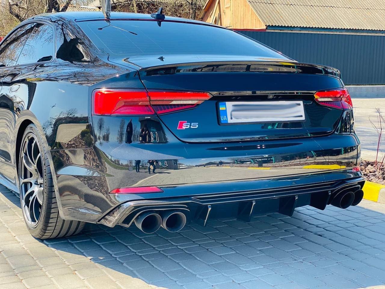 Диффузор Audi A5 B9 S-line / S5 F5 тюнинг юбка заднего бампера - в ...