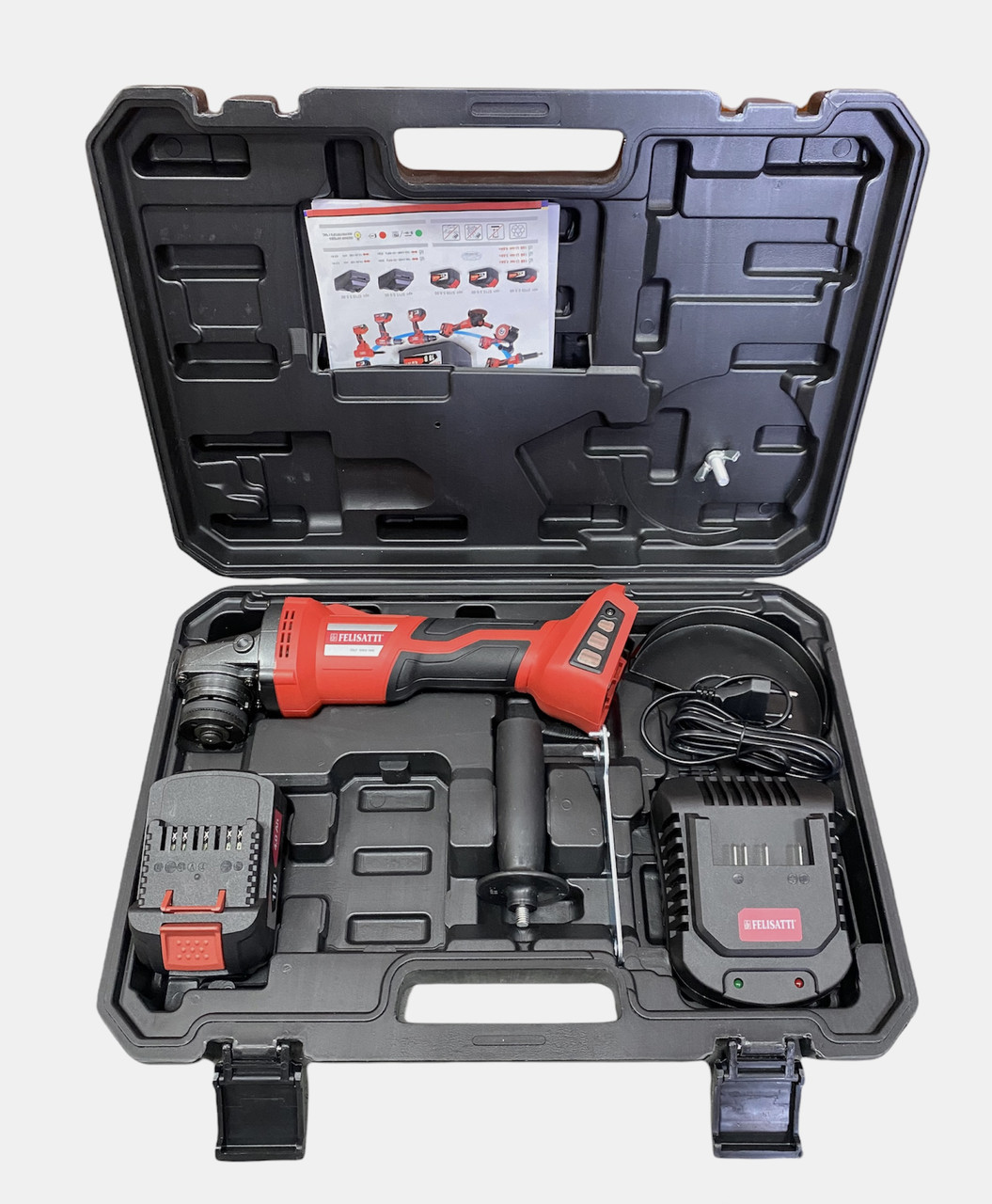 Акумуляторна болгарка Felisatti КШМ-125/18Л3 (+акумулятор +зарядний ...