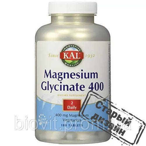 Магний глицинат (Magnesium Glycinate) 400 мг 180 таблеток (ID ...