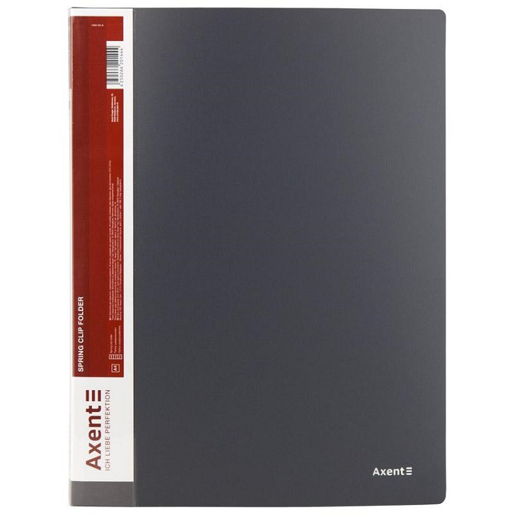 Папка-швидкозшивач пластикова уси А4, 1304-03 сіра AXENT, ціна 56.80 грн — Prom.ua (ID#1585957508)
