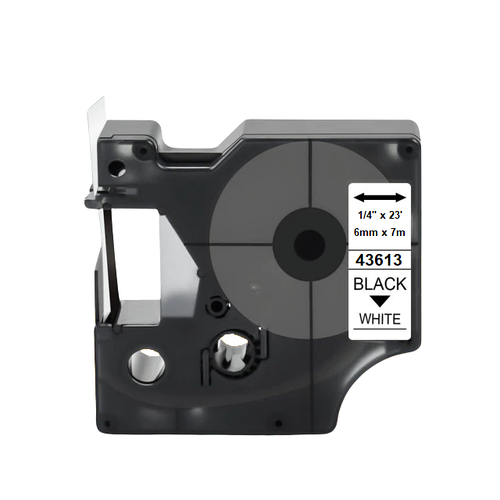 Купить Картридж с лентой для принтера DYMO LabelManager D1 43613 6 мм 7 ...