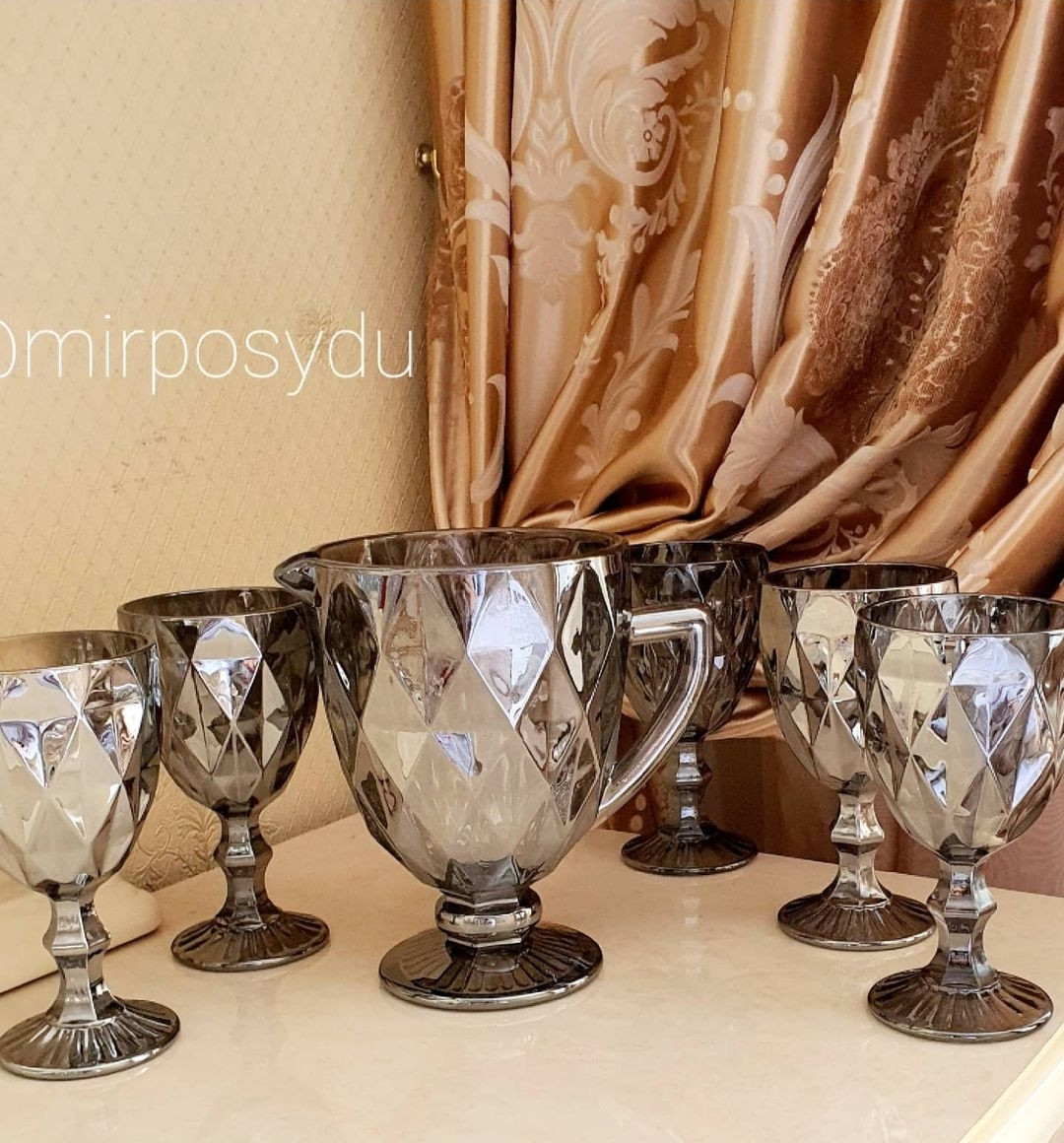 Купити Келихи для Вина з глечиком ціна 1050 грн Prom Ua Id 1586317874