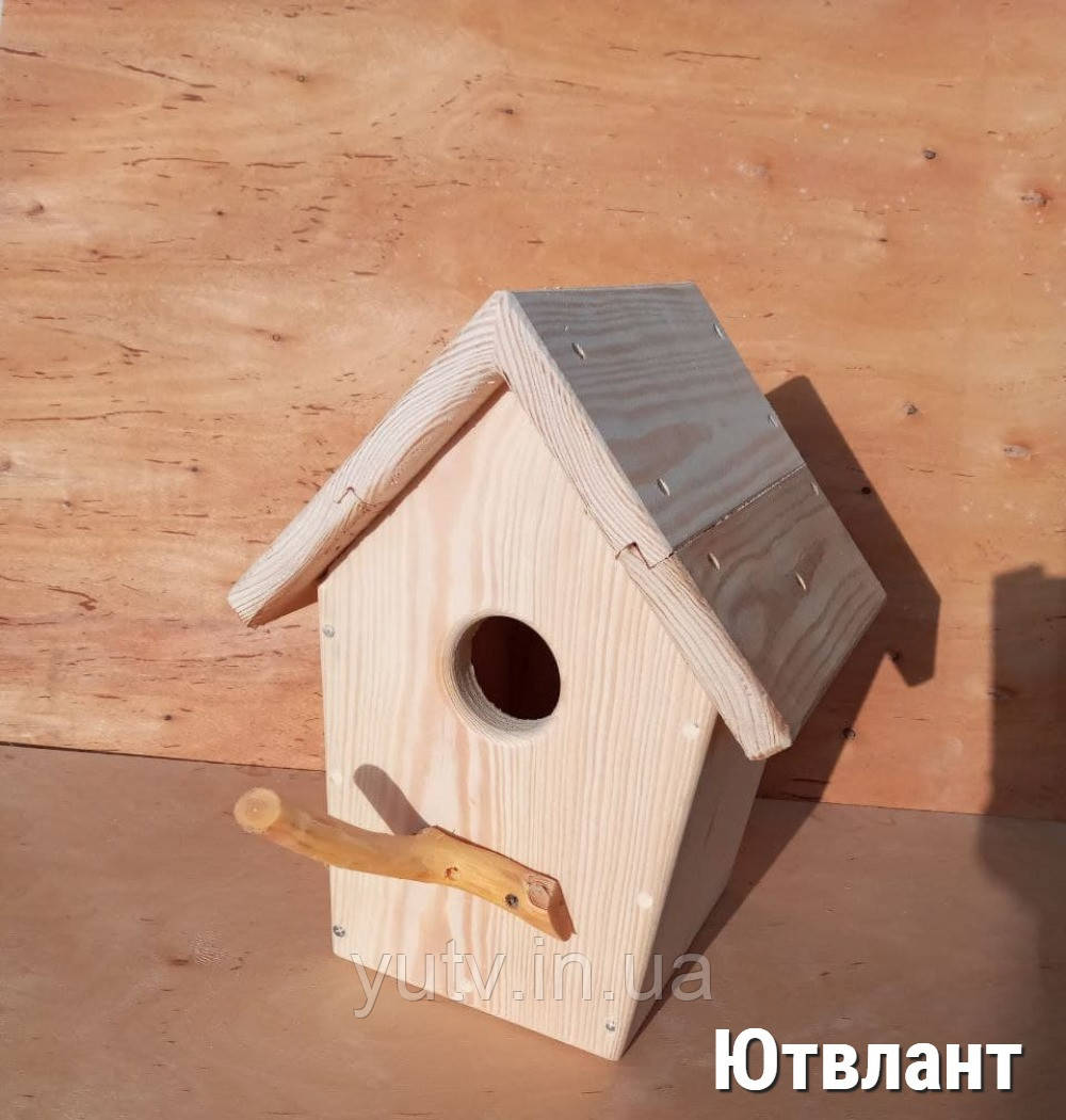 Скворечник с Двухскатной Крышей, Годівничка, Скворечник, Кормушка для ...