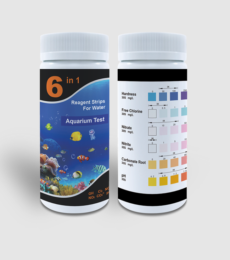 Экспресс-тест для Воды, Aquarium Test 6 In 1. Измерения Параметров ...