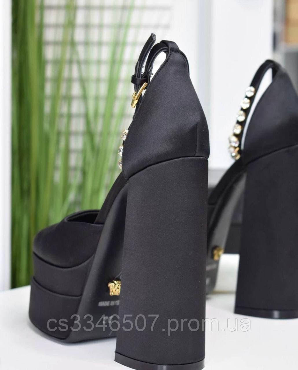 Versace туфли Medusa Aevitas на платформе. Туфли Версаче на каблуке ...
