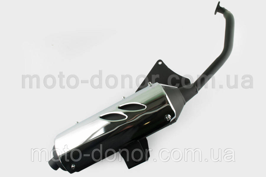 Глушитель на Китайский Скутер 4T GY6 125/150 (хром) (mod:1) — Купить ...
