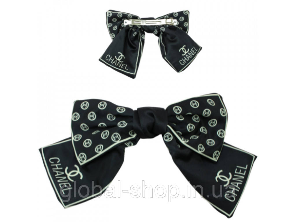 Бант на Заколке Автомат для Волос,бренд Шанель Цвет Черный — Купить ...