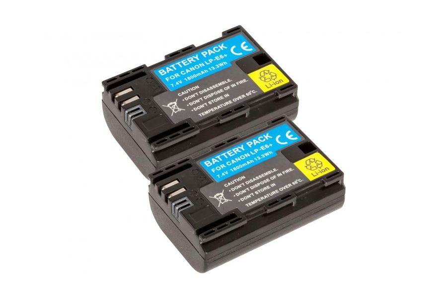 Купить 2-Pack LP-E6 комплект из 2 аккумуляторов BestBatt Canon LP-E6 ...