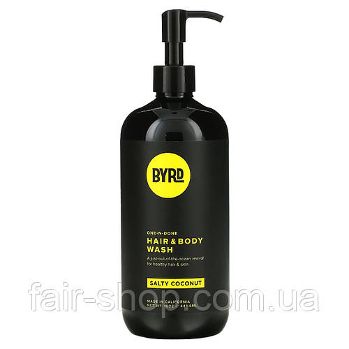 Byrd Hairdo Products, One-N-Done, гель для душу і волосся, з солоним ...
