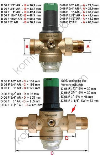 Купити Регулятор тиску Honeywell D06F-1/2B (оригінал), ціна - Prom.ua (ID# 251326689)