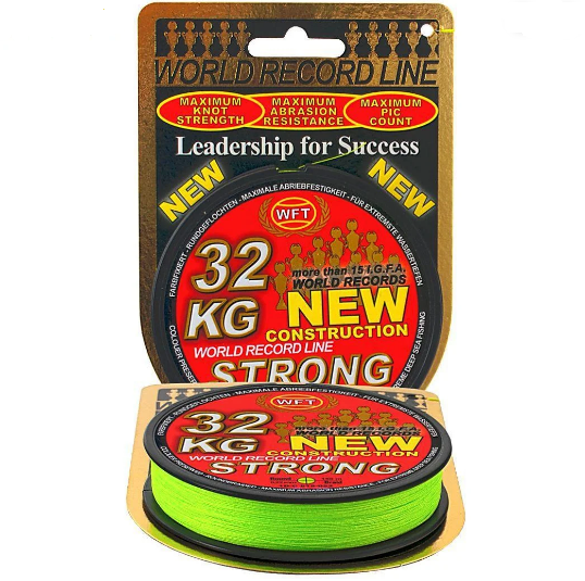 Шнур WFT KG Strong Chartreuse Round Braid 150 м/ 0.08: продажа, цена ...