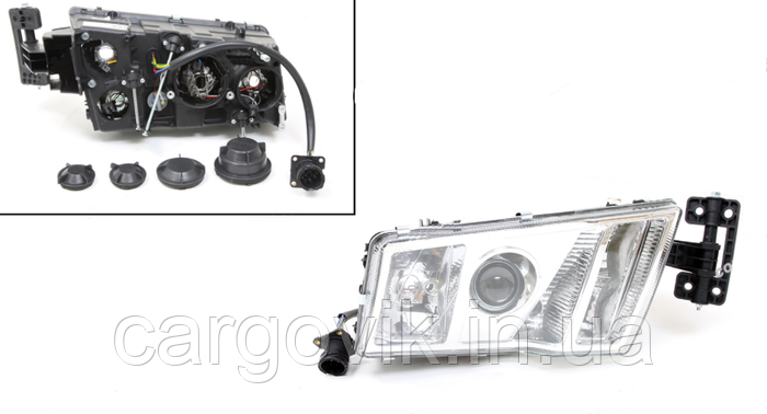 Купить Фара правая VOLVO FH12, FM7, круглая фишка, 20360899, 20713721 ...