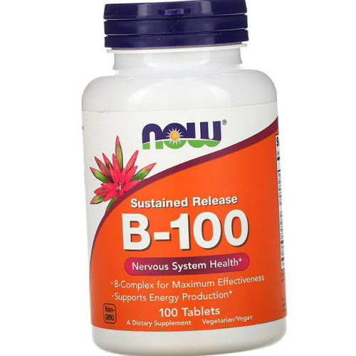 Купить Витамин В комплекс Now Foods B-100 100 таб нау фудс, цена 855.71 ...
