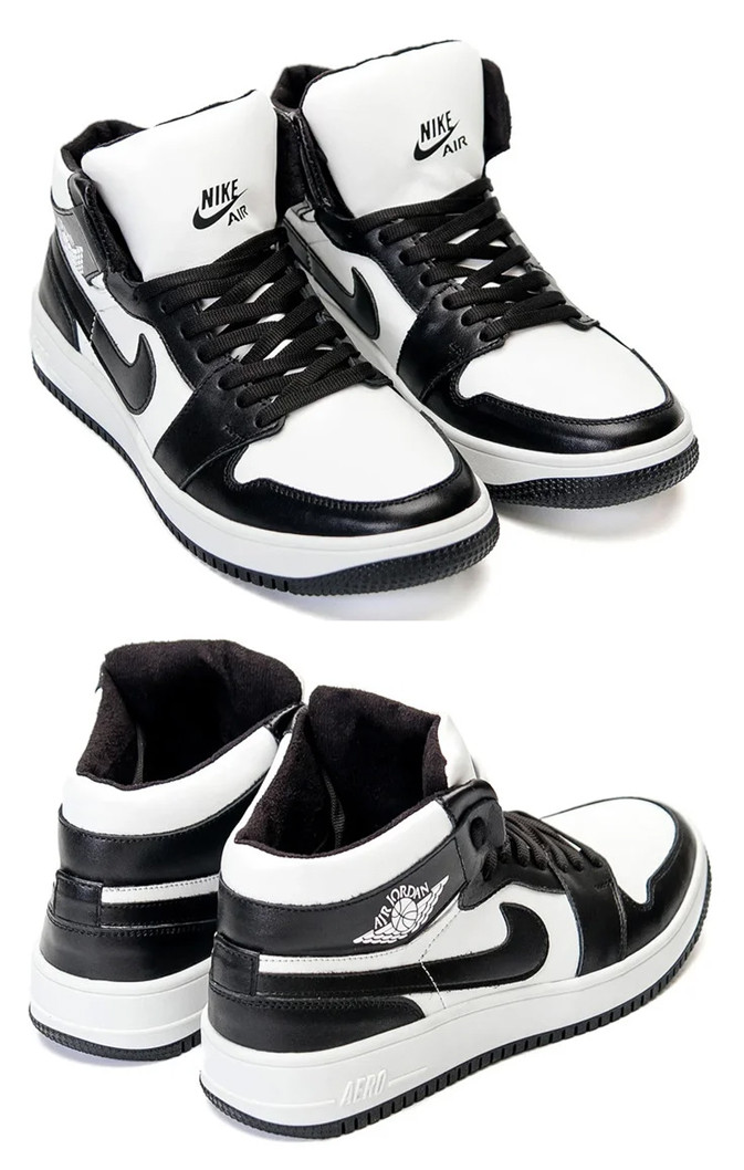 Мужские кожаные кроссовки Nike (Найк) Air Max White, мужские туфли ...