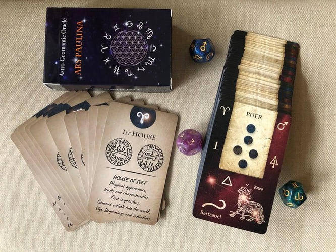 Купить Оракул Geomantic Cards, Astro Geomantic Oracle Астро ...