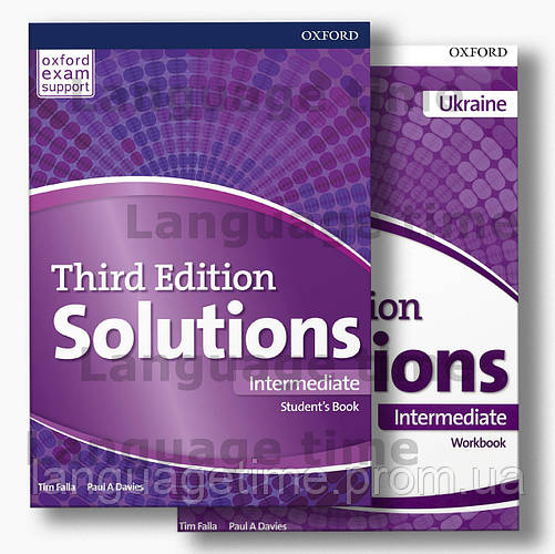 Купити Solutions Intermediate (3rd edition) Student's Book + Workbook ...