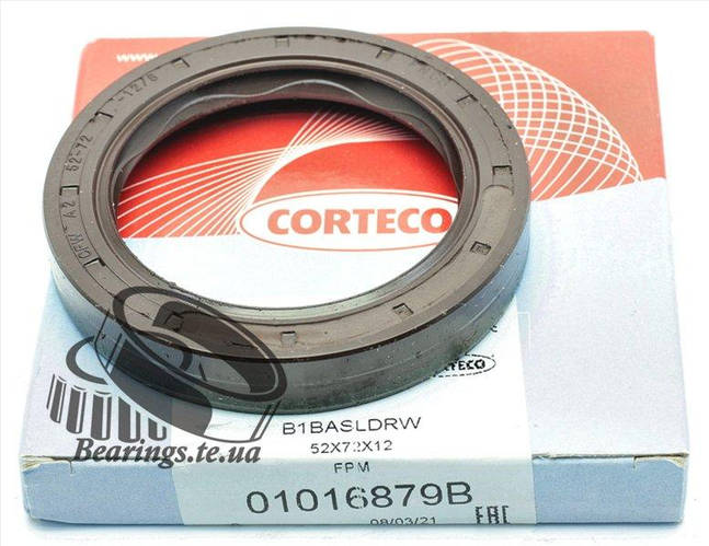 Сальник 52x72x12 FPM B1BAVISLDRW кат.№:01016879 CORTECO (ID#1335871178 ...