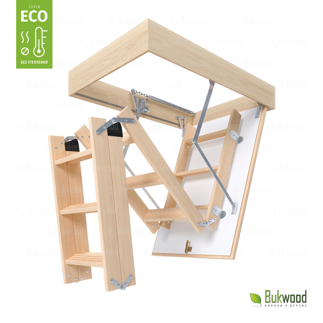 Складная лестница на чердак Bukwood ECO Mini: заказ, цены, доставка по ...