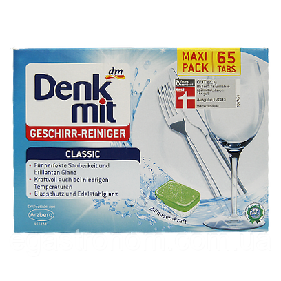 Купить Таблетки для посудомийної машини Денк Міт Denk Mit geschirr ...