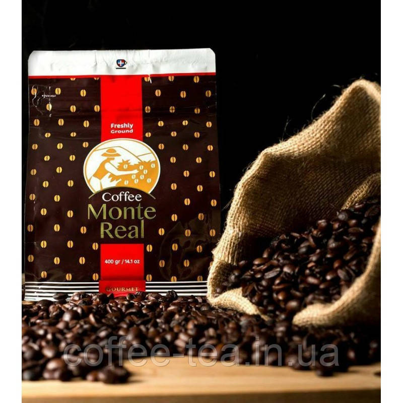 Купить Доминиканский кофе Monte Real в зёрнах - 400 грамм, цена 645 ...