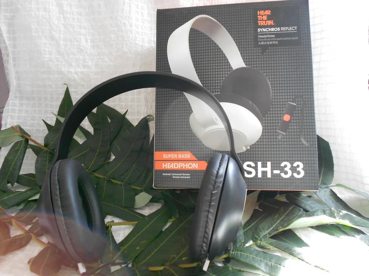 Навушники MDR JBL SH33, дротові навушники з мікрофоном, відмінний звук ...