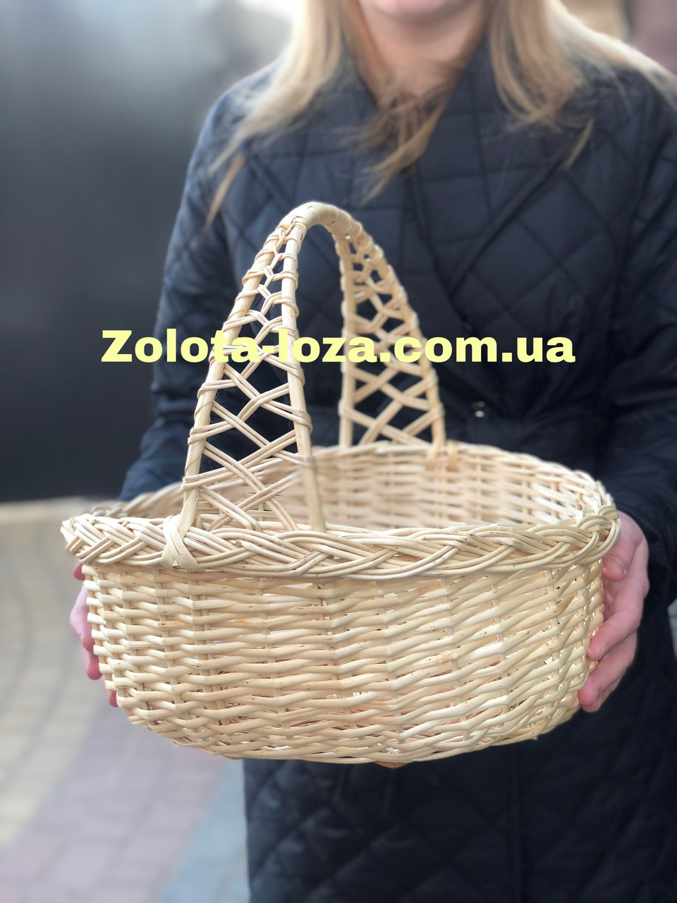 Корзина плетеная из лозы пасхальный. Арт:4054: продажа, цена в Хусте ...
