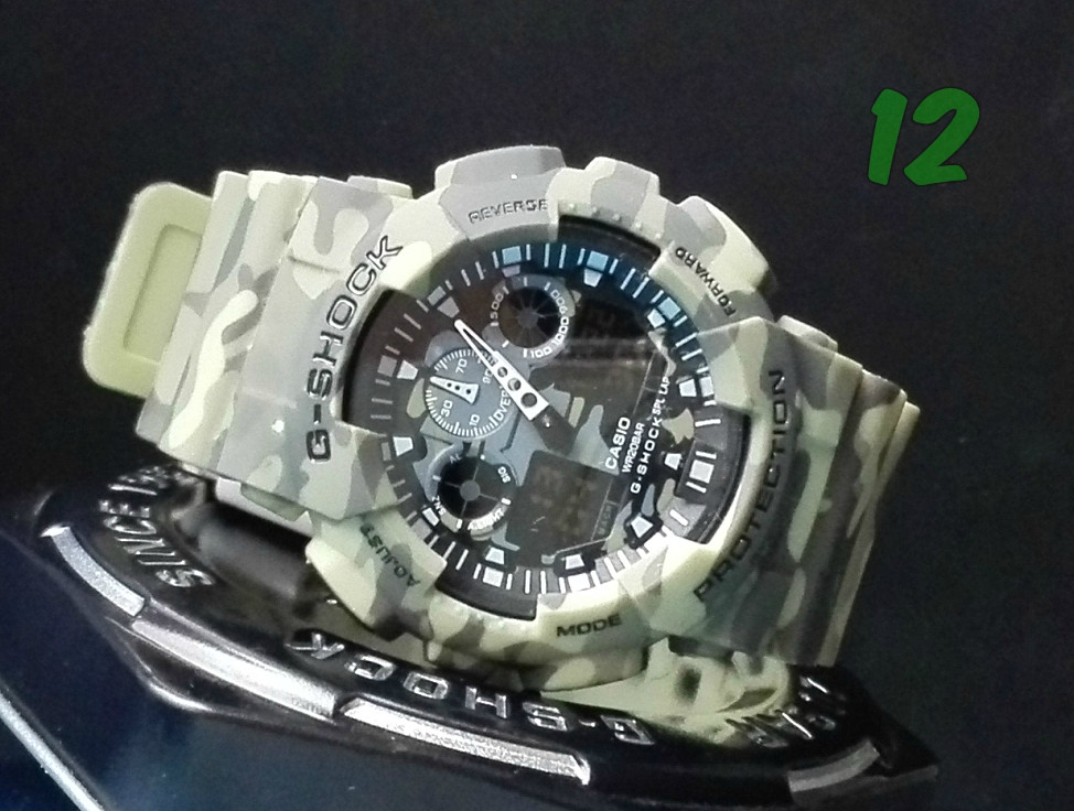 Камуфляж Тактические Часы Casio G-Shock GA-100 Мужские Касио джи шок ...