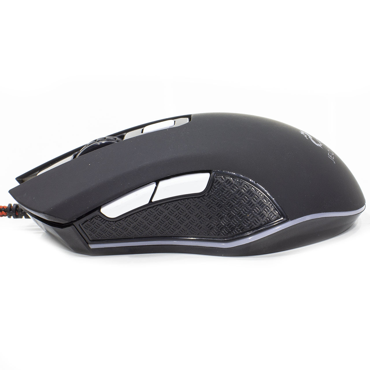Миша JEQANG JM-1942 Black дротянеоптичне LED підсвічування комп'ютерне ...