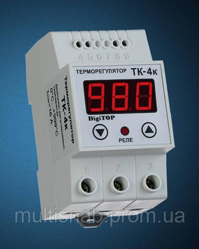 Одноканальный терморегулятор без датчика ТК-4к Диджитоп [Digitop], цена ...