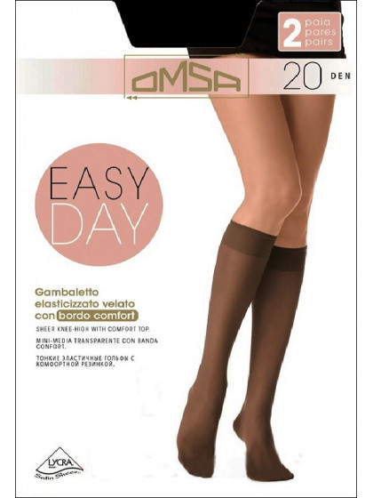 Підколінки Omsa Easy Day 20 Den Gambaletto 35-38, беживий(daino), 88 % полиамид, 12 % эластан ...