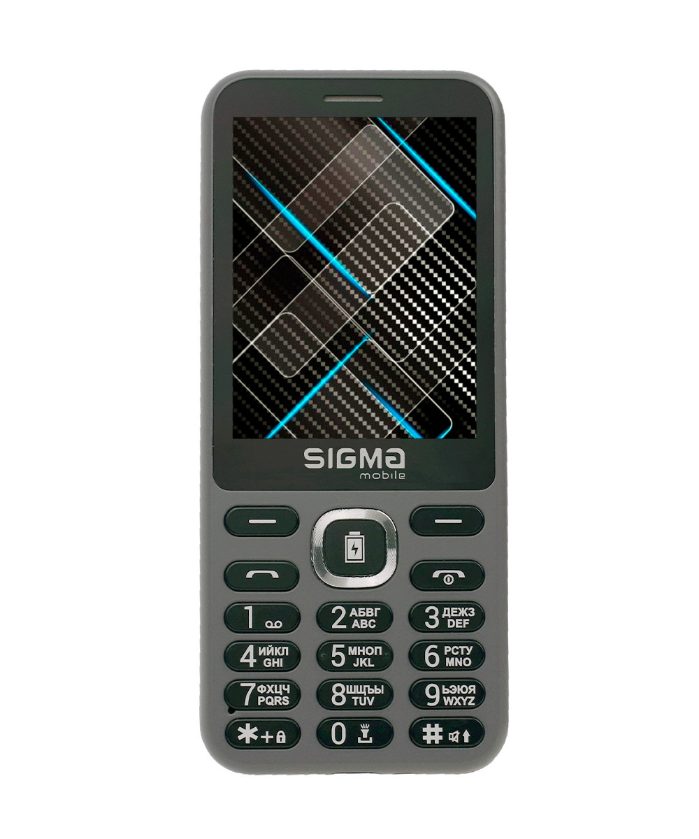 Купити Мобільний телефон Sigma mobile X-style 31 Power сірий, кнопковий ...