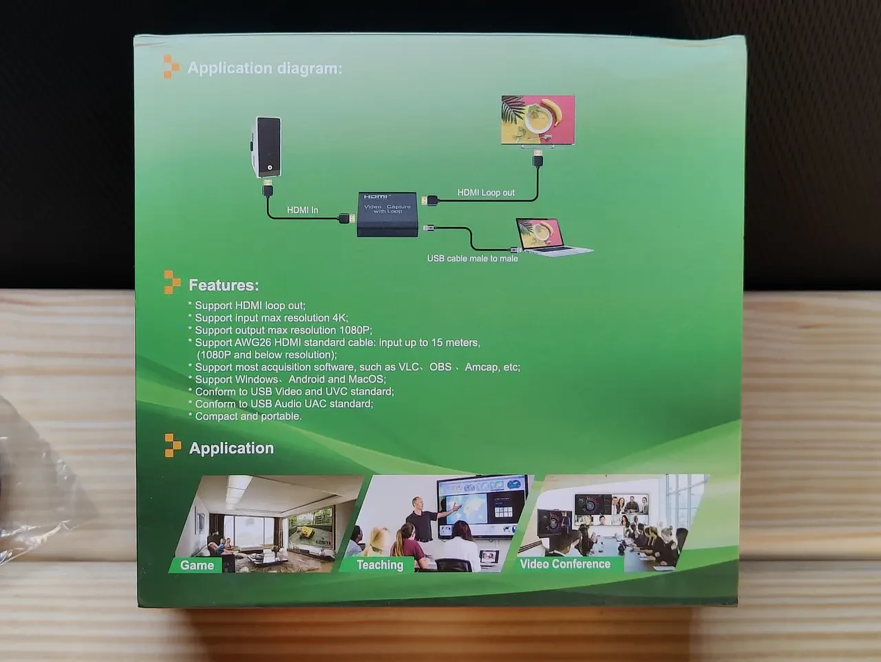 Внешняя карта видеозахвата Bodasan Capture Loop HDVC3 Black, цена 750 грн - Prom.ua (ID#1597799110)