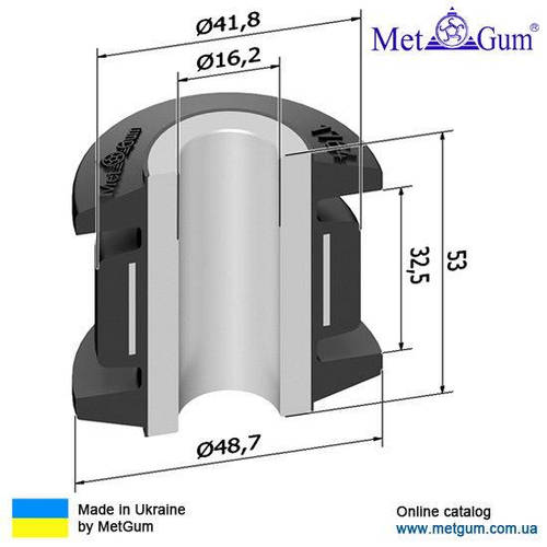 17-64 Сайлентблок переднего рычага передний Mazda 3 (BM, BN), 6 (GJ, GL ...