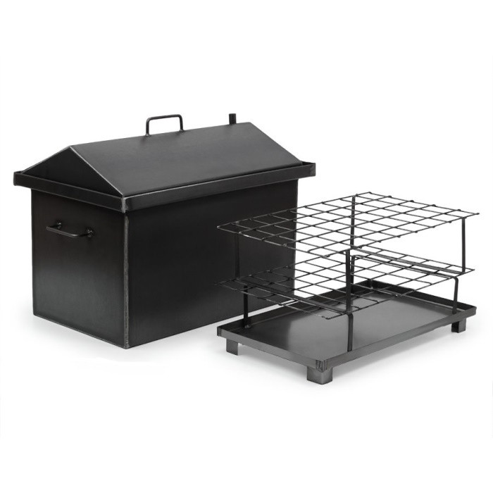 Коптильня Большая 2,0 Мм с Гидрозатвором и Крышкой Домиком — Купить ...