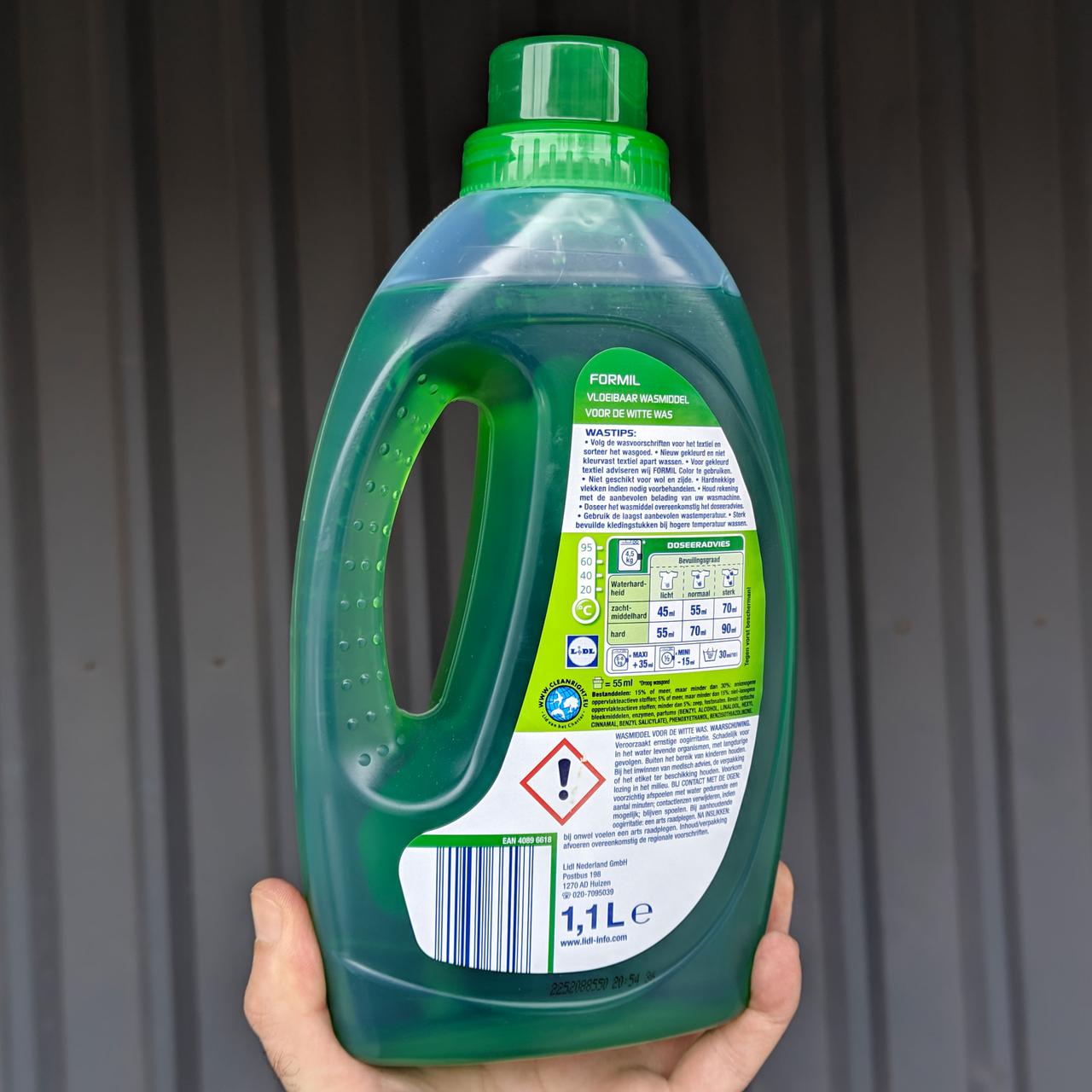 Безфосфатный гель для стирки светлого белья Formil White 1.1 л, цена ...