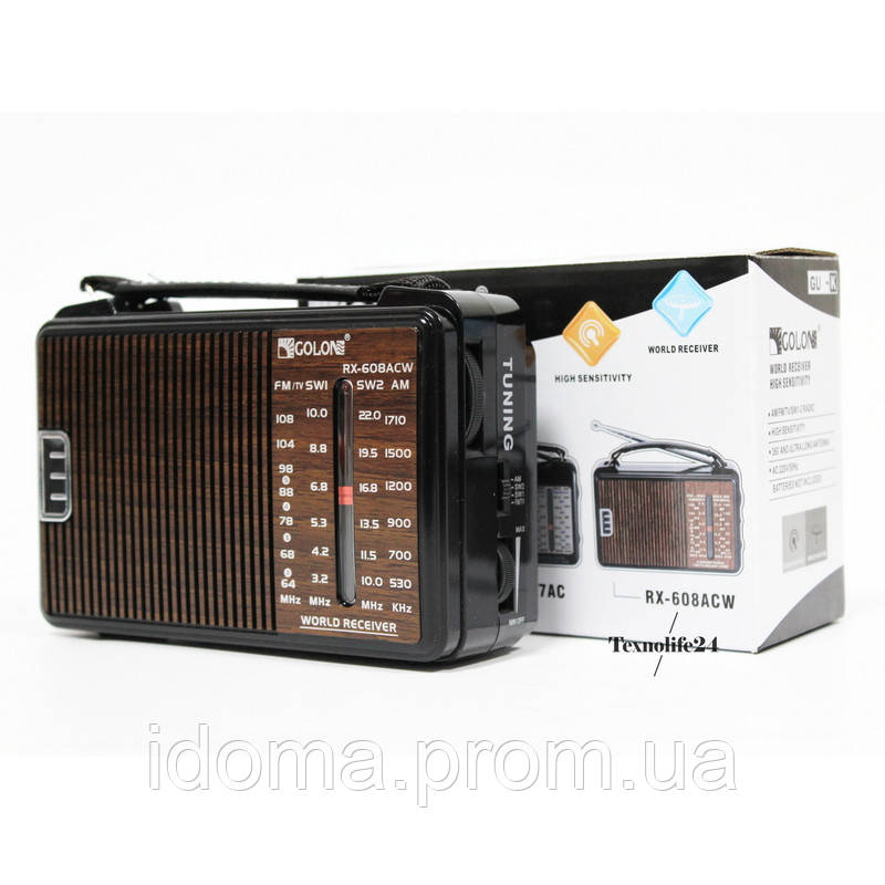 Радиоприемник Golon RX-608AC, цена 495 грн — Prom.ua (ID#1599463211)