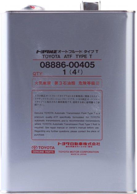 Toyota ATF Type T 4 Л. (0888600405) — Купити Недорого на Bigl.ua ...