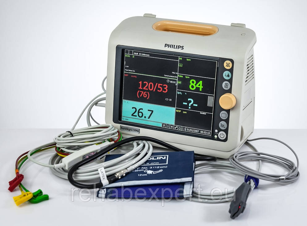 Монитор пациента Philips SureSigns VM6 Vital Signs Patient Monitor ...
