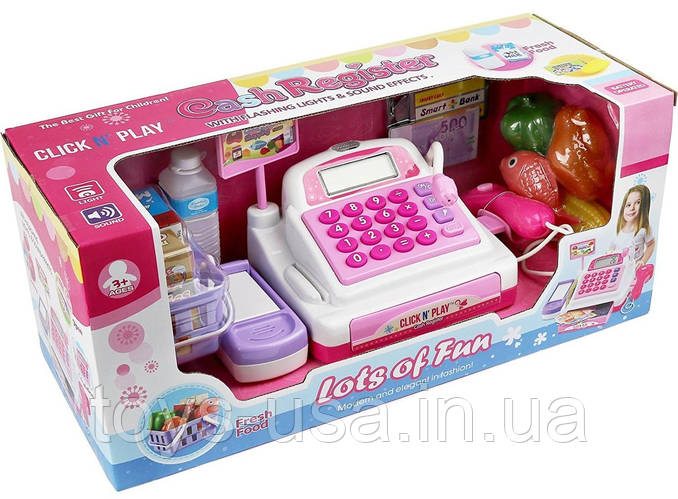 Дитячий касовий апарат Click N Play зі сканером і аксесуарами ціна 799 грн — Prom Ua Id