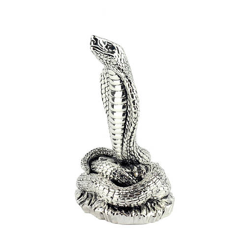 Статуэтка Cellerini «Кобра» из серебра и мраморной крошки, 15,5 см (ID ...