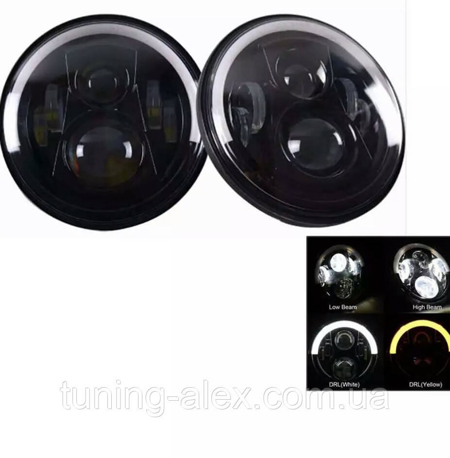 ФАРА СВЕТОДИОДНАЯ НИВА 2121/21213 / ВАЗ 2101/2102 / ГАЗ 24 / УАЗ 469 ...