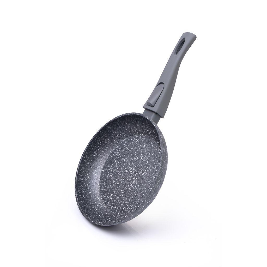 Сковорода "Rock Stone" 20х4.5см с индукционным дном алюминиевая с ...