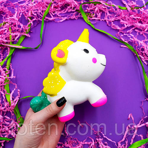 Игрушка сквиш Единорог с запахом для детей, детский антистресс Единорог ...