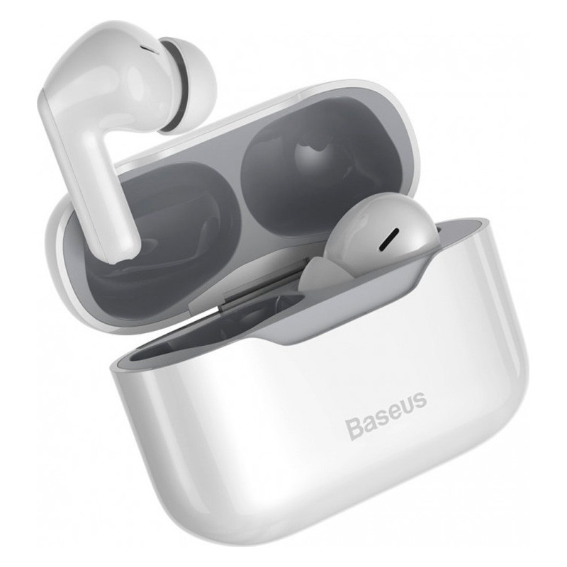 Наушники Беспроводные Вкладыши Bluetooth Baseus S1 TWS Белые |BT5.1, 40 ...