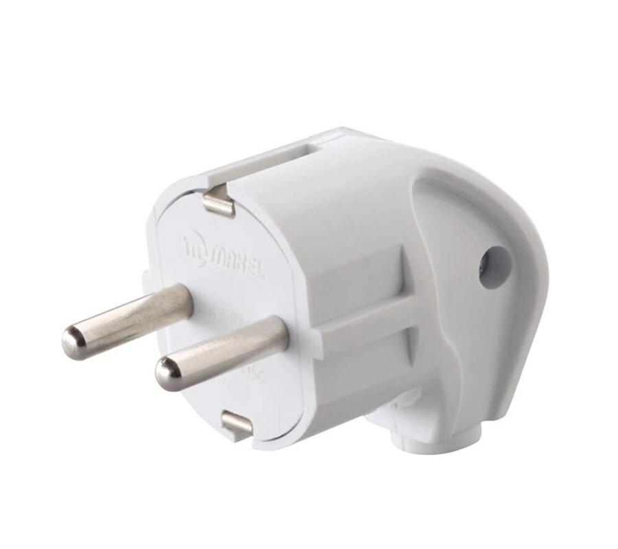 Вилка електрична Makel 16A із заземленням, кутова: продаж, ціна у Харкові. Електричні вилки від ...