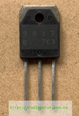 Транзистор 2SB817C ( 2SB817 ) , TO3P (ID#1343981315), цена: 79.55 ...