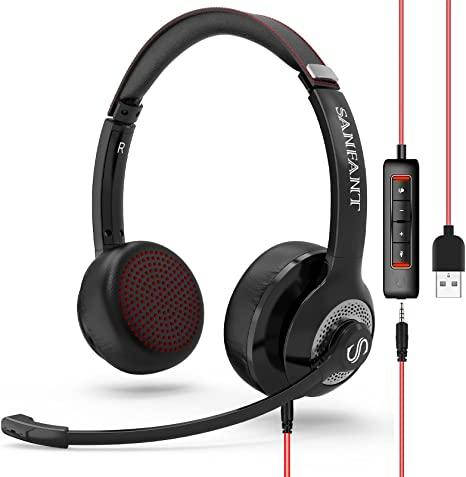 Sanfant USB гарнітура навушники з мікрофоном із шумозаглушенням, ціна ...