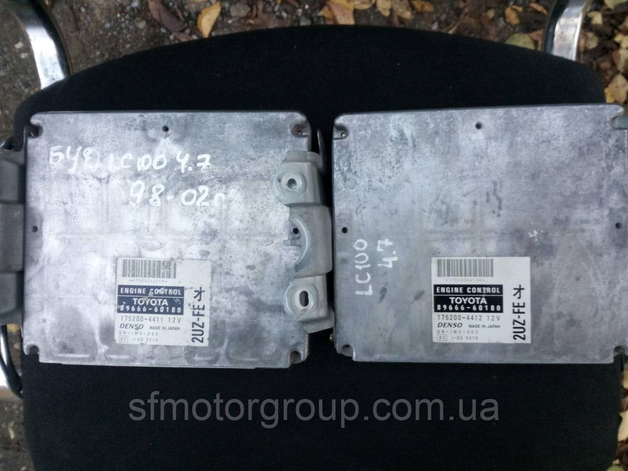Блок керування двигуна Toyota Land Cruiser 100 2UZ-FE 89666-60180 ...
